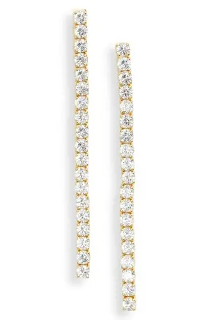 SHYMI Cubic Zirconia Drop Earrings - Gold