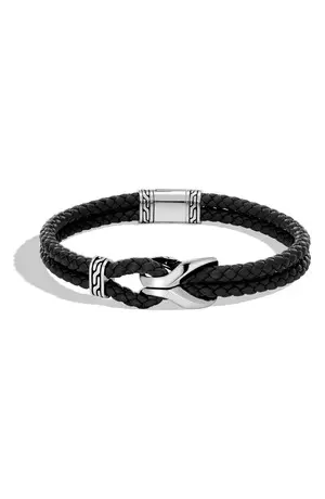 John Hardy Asli Classic Leather & Sterling Silver Bracelet