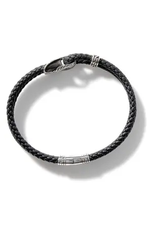 John Hardy Asli Classic Leather & Sterling Silver Bracelet