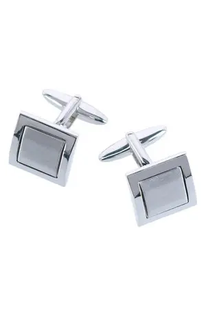 Trafalgar The Plaza Square Cuff Link & Stud Set