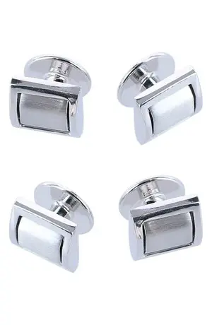 Trafalgar The Plaza Square Cuff Link & Stud Set