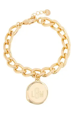 BROOK & YORK Sadie Monogram Bracelet - Gold