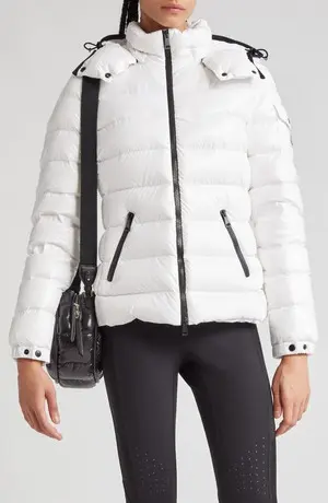 Moncler Moncler Bady Water-Resistant Down Puffer Jacket White