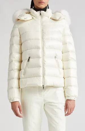 Moncler Badyf Hooded Down Jacket - White