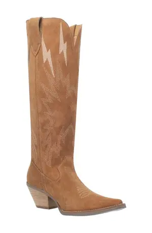 DINGO Thunder Road Cowboy Boots - Camel