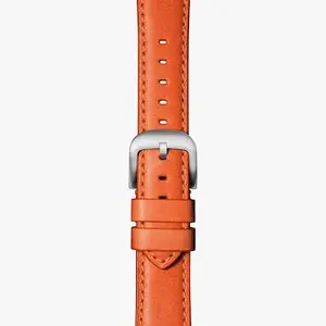 Shinola Shinola 38mm Apple Watch Leather Strap Orange
