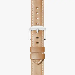 Shinola Shinola 24mm Leather Watch Strap Natural