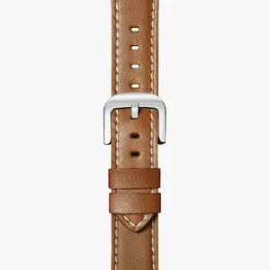 Shinola 24mm Leather Watch Strap - Tan