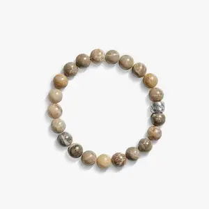 Shinola 8mm Stone Beaded Bracelet