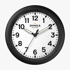 Shinola Runwell Wall Clock - White