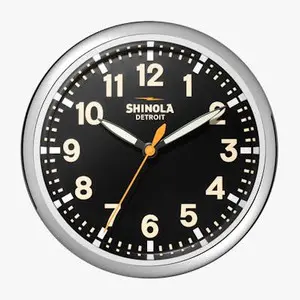 Shinola Runwell Wall Clock - Black