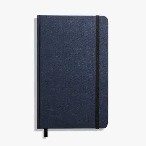 Shinola Medium Hard Ruled Journal Monogrammable Navy