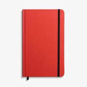 Shinola Medium Hard Ruled Journal Monogrammable Red