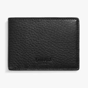 Shinola Wallet Slim Bifold Black
