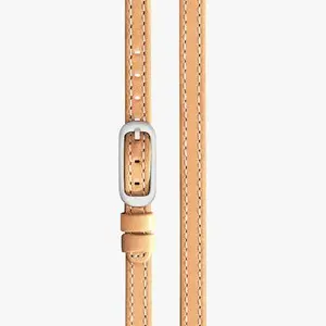 Shinola Shinola 8mm Double Wrap Leather Watch Strap Natural