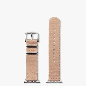 Shinola Apple Watch® Compatible 20mm Nylon Strap - Blush