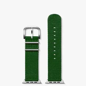 Shinola Shinola Apple Watch® Compatible 20mm Nylon Strap Green