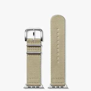 Shinola Shinola Apple Watch® Compatible 20mm Nylon Strap Tan