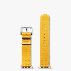 Shinola Shinola Apple Watch® Compatible 20mm Nylon Strap Yellow