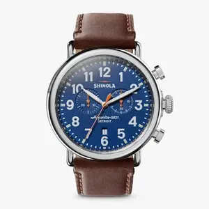Shinola The Runwell Chronograph 47mm - Blue