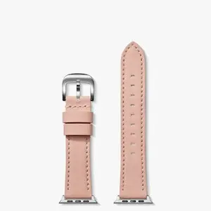 Shinola Shinola 38mm Leather Apple Watch Strap Blush
