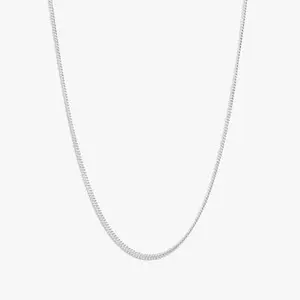 Shinola Small Curb Chain Necklace - Sterling Silver