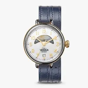 Shinola The Birdy 38mm Watch - White