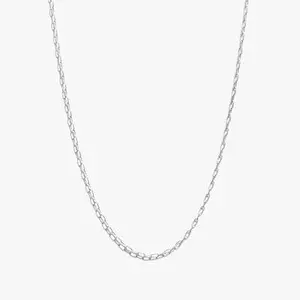 Shinola Large Oval Link Chain Necklace - Sterling Silver