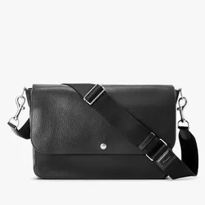 Shinola Shinola Leather Canfield Messenger Bag Black
