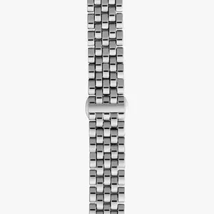 Shinola Shinola 24mm Stainless Steel Watch Bracelet Silver