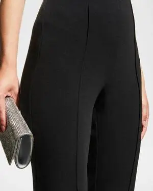 Cinq À Sept Brianne Slit-leg Trousers - Black
