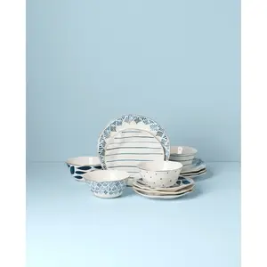 LENOX Bay 12-piece Dinnerware Set
