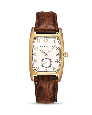 Hamilton Boulton Watch, 27mm - White/brown