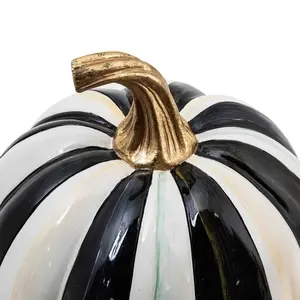 MACKENZIE-CHILDS Courtly Stripe Glossy Pumpkin Small