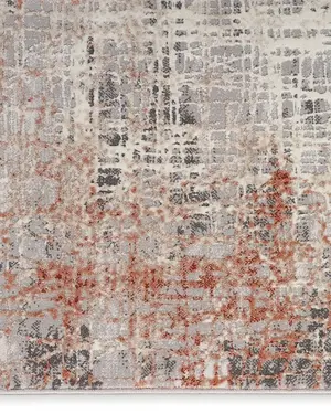 Calvin Klein Ck022 Infinity Ifn01 Area Rug, 9' X 12 - Rust Multi