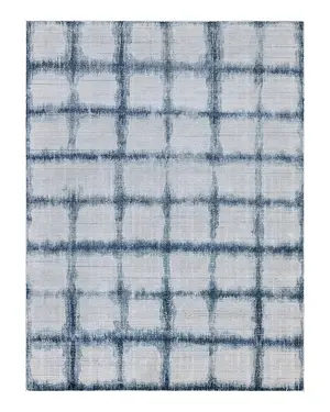 EXQUISITE RUGS Chroma Er4717 Area Rug, 8' X 10 - Navy