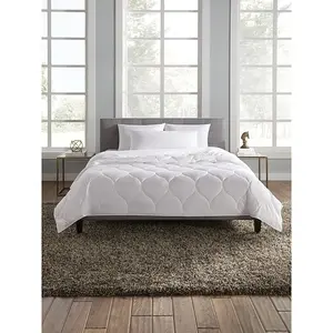 SFERRA Buxton Queen Duvet Comforter, Medium Weight - White