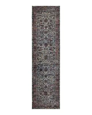 ORIENTAL WEAVERS Andorra 6846b Runner Rug, 2'6 X 12 - Blue/purple