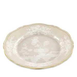 GINORI 1735 Oriente Italiano Flat Dinner Plate - Cream