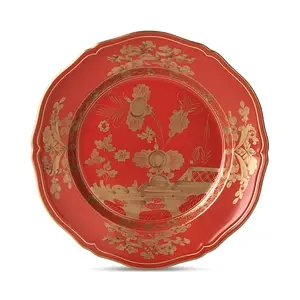 GINORI 1735 Oriente Italiano Flat Dinner Plate Rubrum