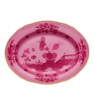 GINORI 1735 Antico Doccia Oval Platter - Pink