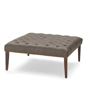 MASSOUD Heath Tufted Ottoman - Road Trip Whiskey