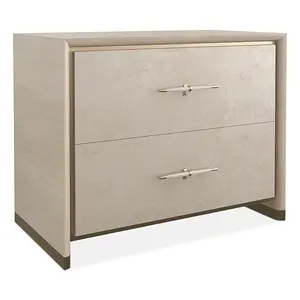 CARACOLE Hang Up Large Nightstand - Taupe