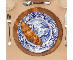 NAMBE Skye Wood Charger Plate