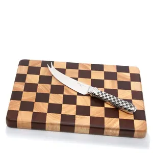 MACKENZIE-CHILDS Check 2-piece Cheese Board Set