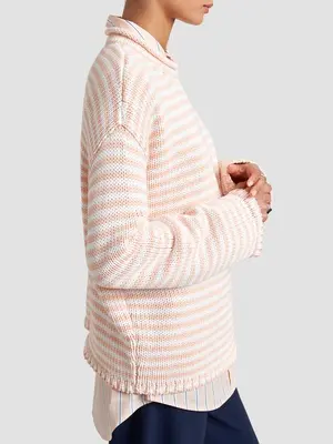 LA LIGNE Marina Fine Stripe Sweater