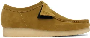 Clarks Clarks Originals Khaki Wallabee Oxfords - Mid Green Suede