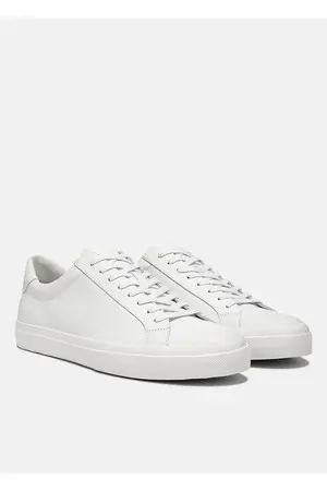 Vince Fulton Leather Sneakers - White