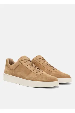 Vince Peyton Leather Lace-up Sneakers - Natural