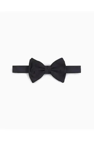 Emporio Armani Knotted Bow Tie - Blue